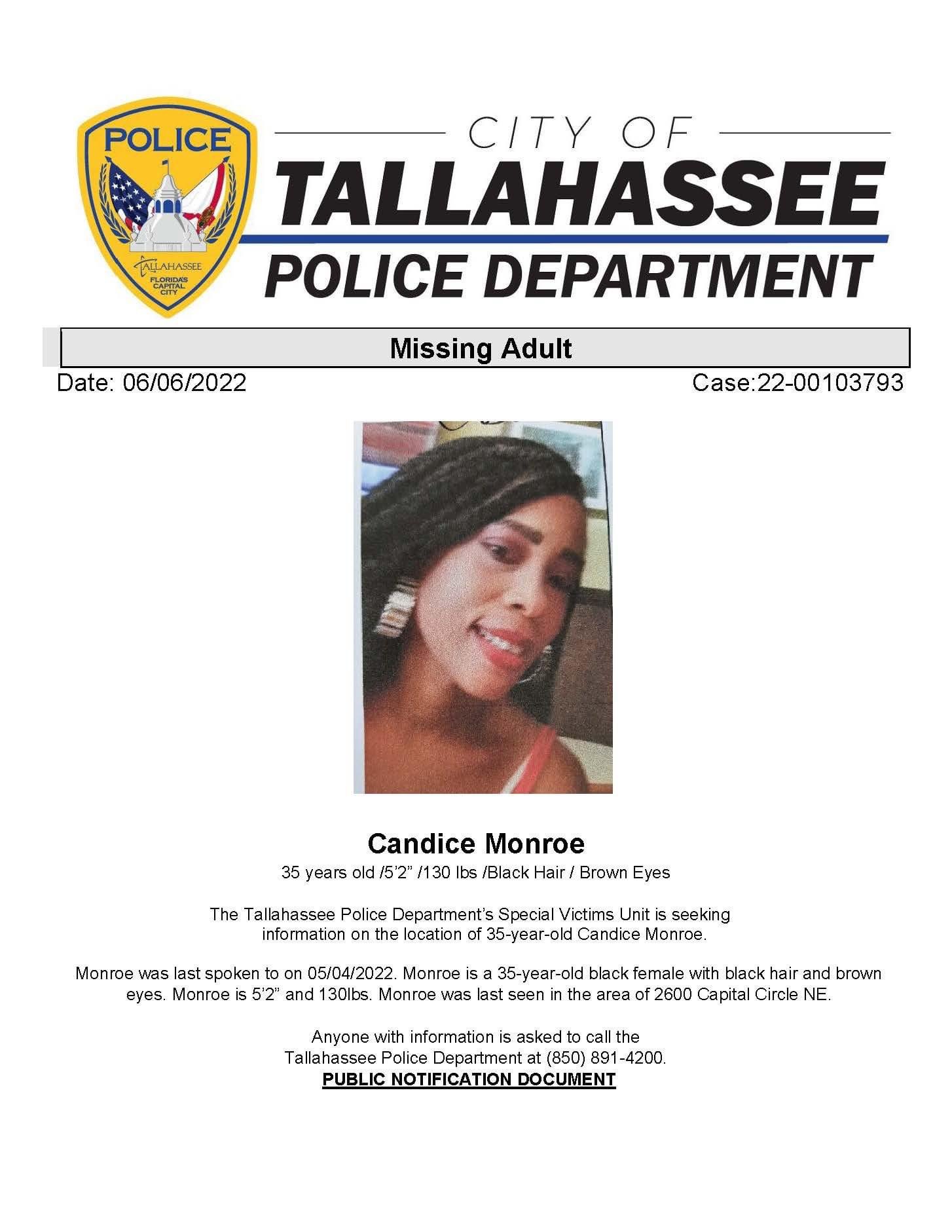 Tallahassee Police On Twitter Please Share To Help Locate This