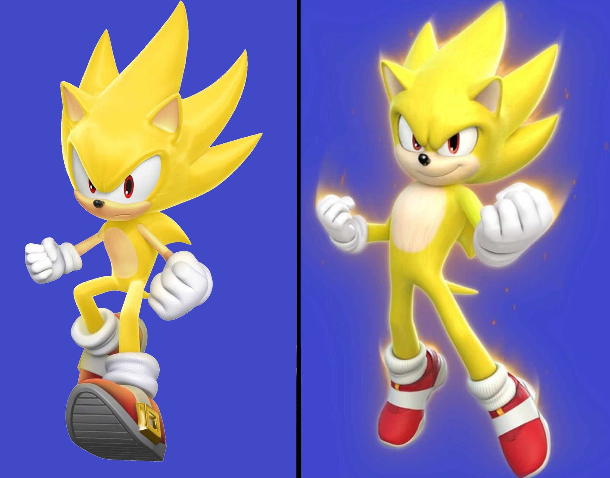 Modern Super Sonic The Hedgehog