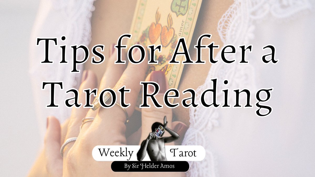 Tarot Readings by Sir Helder Amos 🔮🪬💖🏳️‍🌈 on Twitter: "RT @WeeklyTarot: 🔮 What to do after a ...
