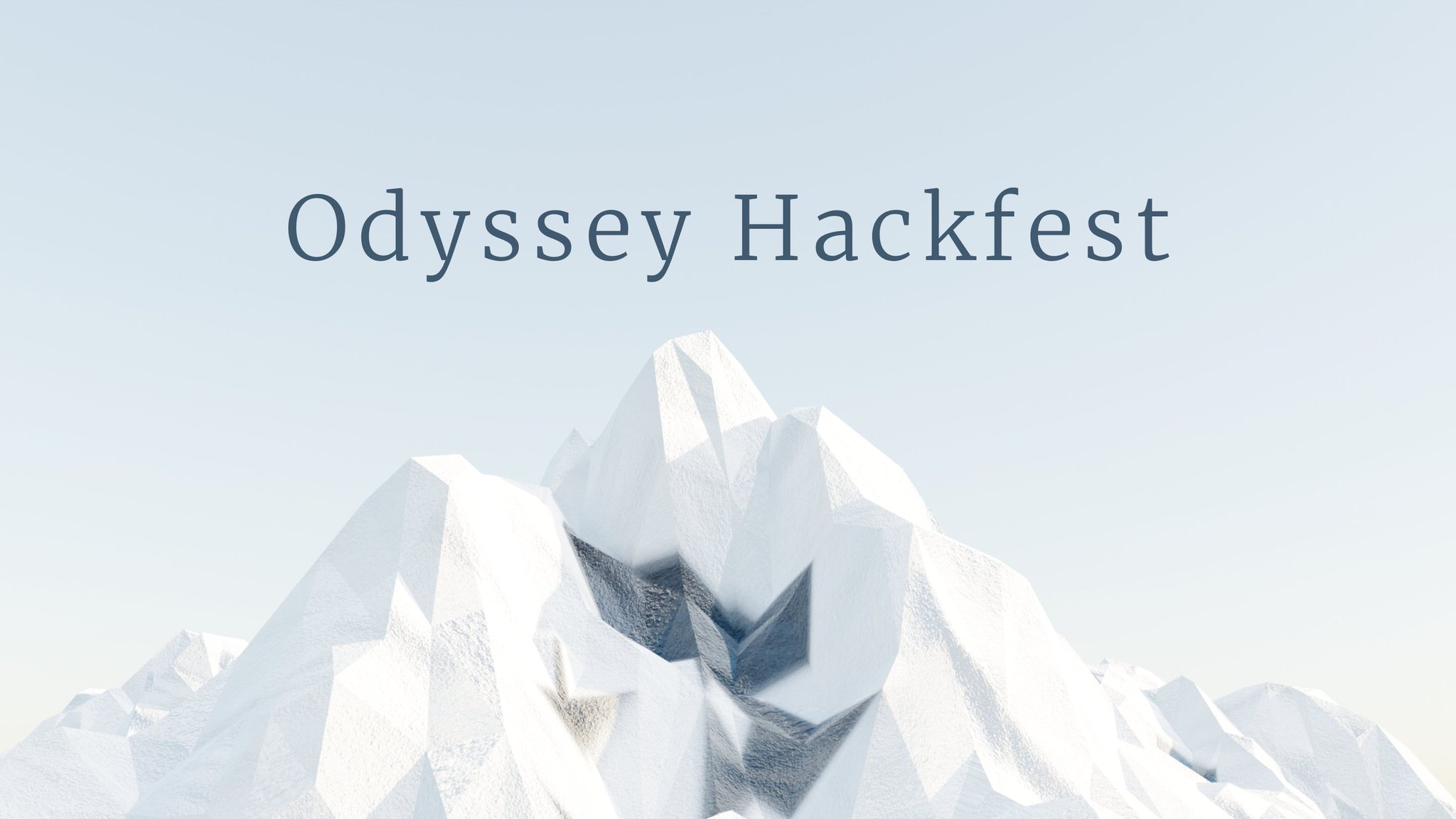 Odyssey Hackfest on Twitter: "[𝐈𝐓’𝐒 𝐀 𝐇𝐀𝐂𝐊𝐅𝐄𝐒𝐓!] 𝐎𝐝𝐲𝐬𝐬𝐞𝐲 𝐇𝐚𝐜𝐤𝐟𝐞𝐬𝐭 is a hackathon festival which ...