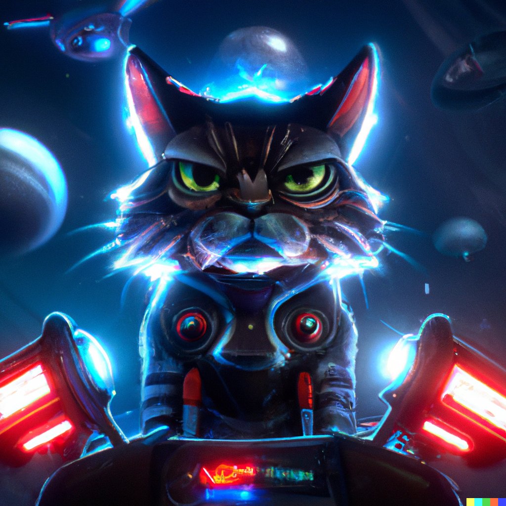 Grumpy Cat In Space Wallpaper