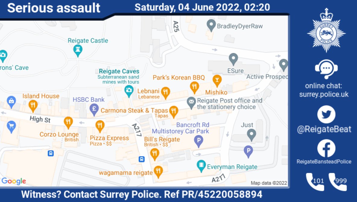 Reigate town centre roads reopen after High Street repair