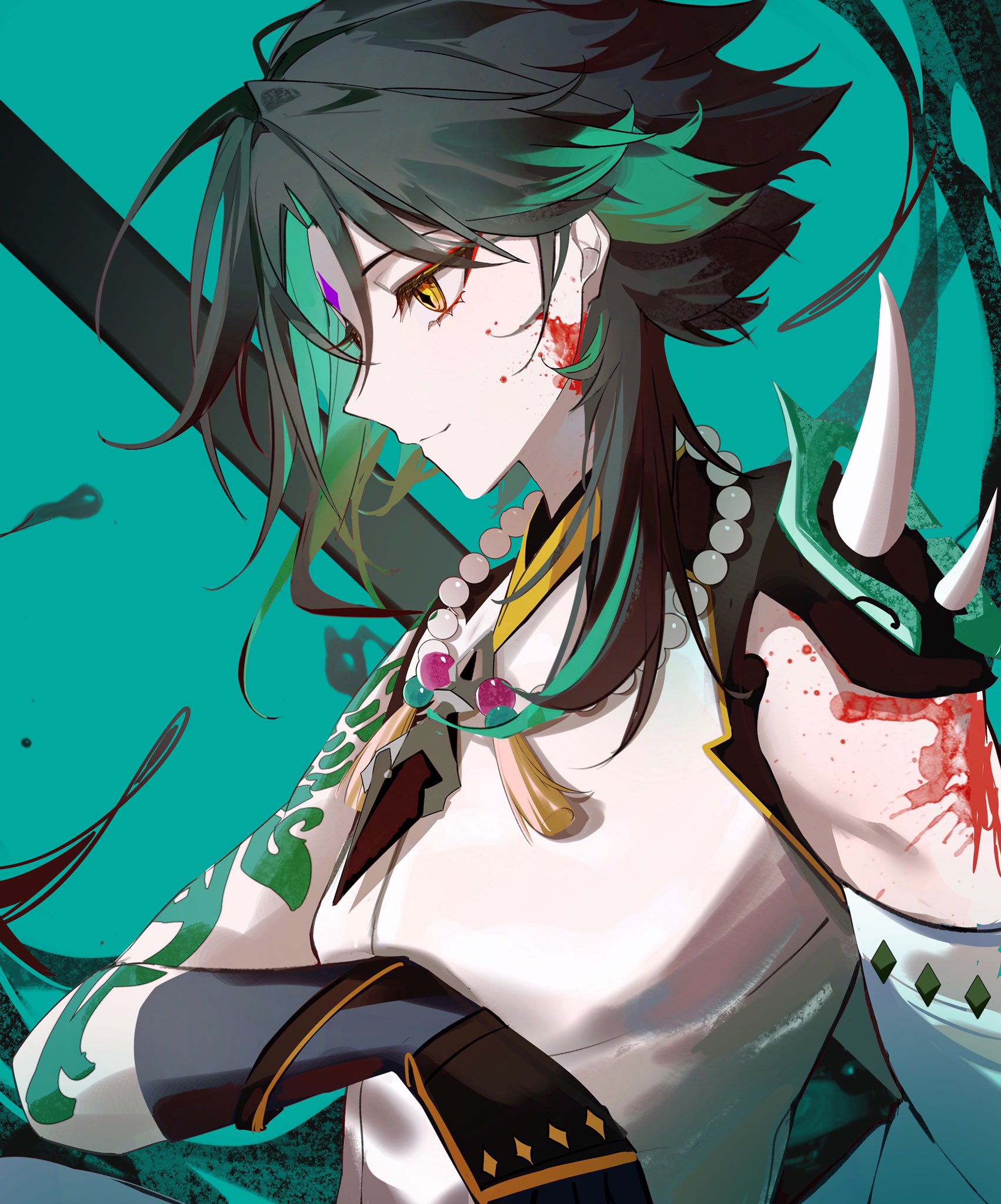 Zc铃玖 On Twitter Genshinimpact Xiao 原神 魈 画 2ltcxfzfem Twitter