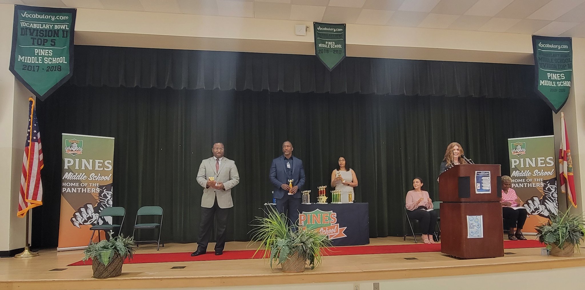 Pines Middle School on Twitter: "Honoring our eighth grade students this morning. Oh the places ...