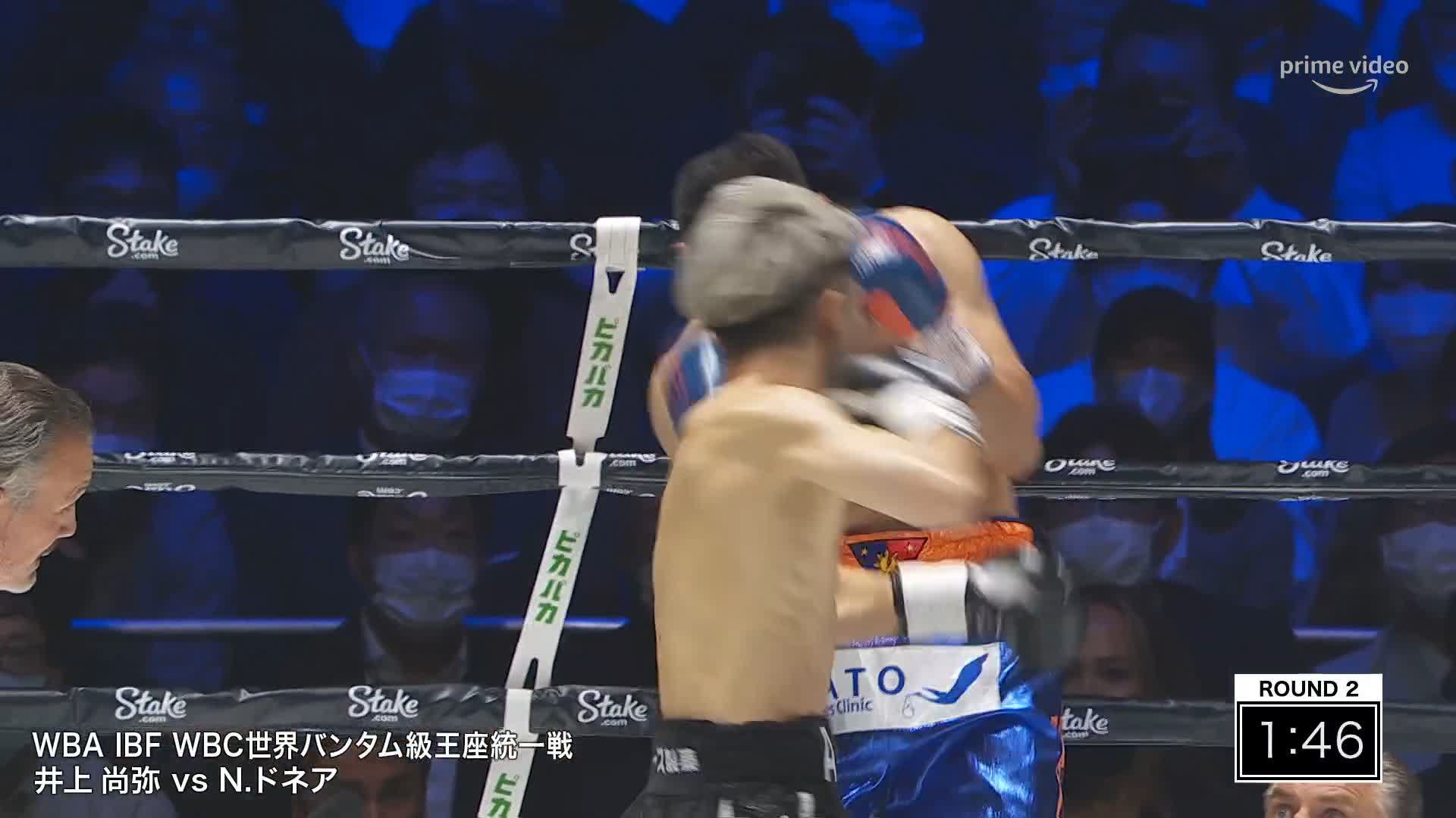 Prime Video（プライムビデオ） on Twitter: "WBA・IBF・WBC世界バンタム級王座統一戦 #井上尚弥 vs #ドネア 井上選手がドネア選手にTKO勝利！ 3団体の王座 ...