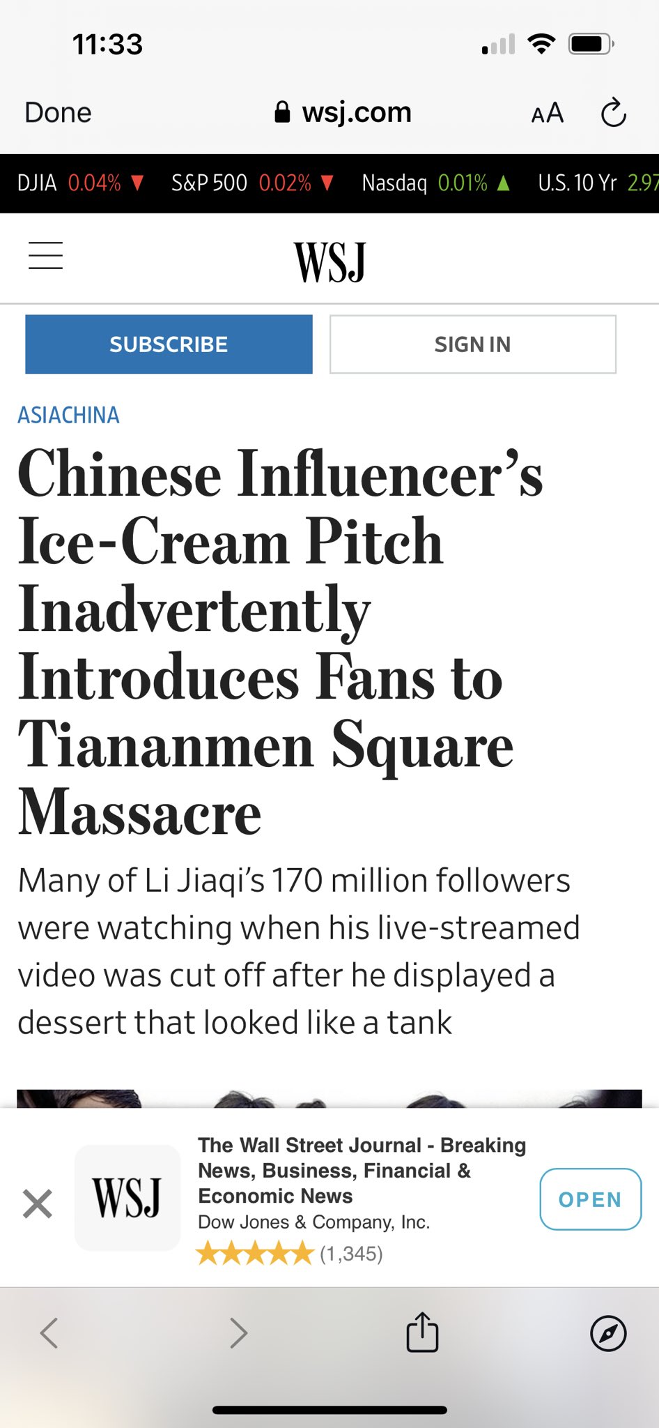 公子沈 Mr. Shen on Twitter: "看到李佳琦直播被封事件上了华尔街日报，就知道他真的要凉凉了。唯一的好处是“李佳琦悖论”成功载入史册。 https://t.co ...