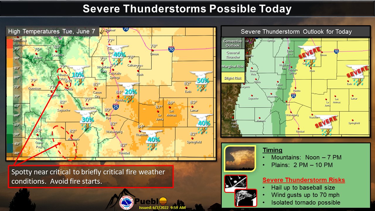Nws Pueblo On Twitter Another Round Of Thunderstorms Will Impact