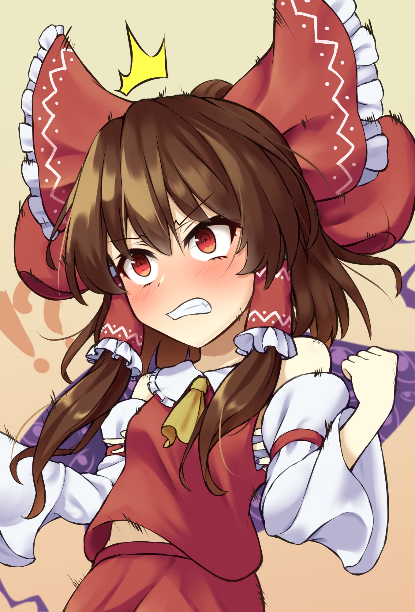 Yosshy on Twitter: "突然くすぐられる霊夢さんrkgk https://t.co/wTvbAIkGpl" / Twitter