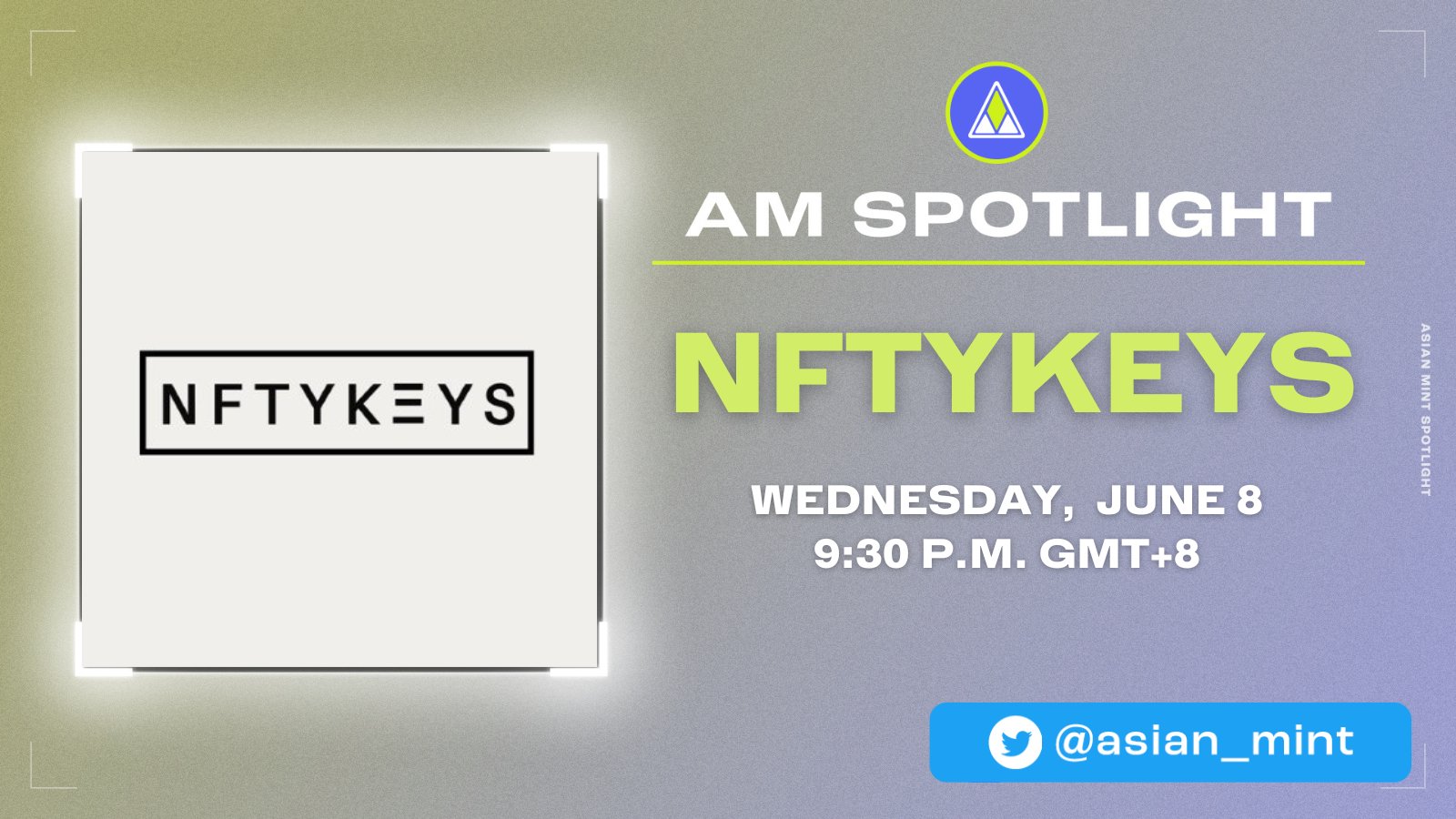 on Twitter: "On this week's edition of AM Spotlight, we'll be chatting with the first NFT ...