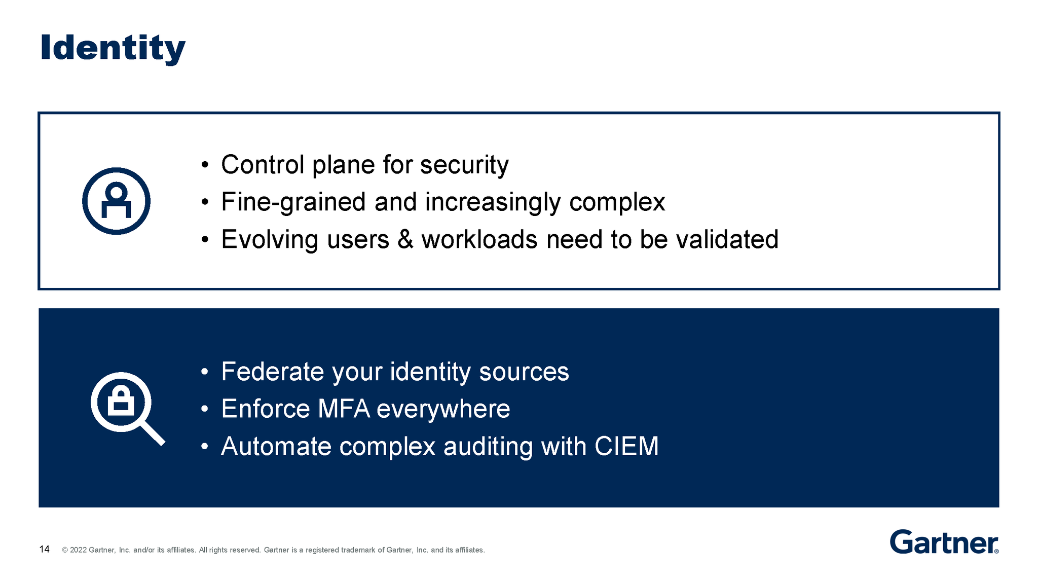 Gartner on Twitter: ""Federate as many of your identity sources together as you can." # ...