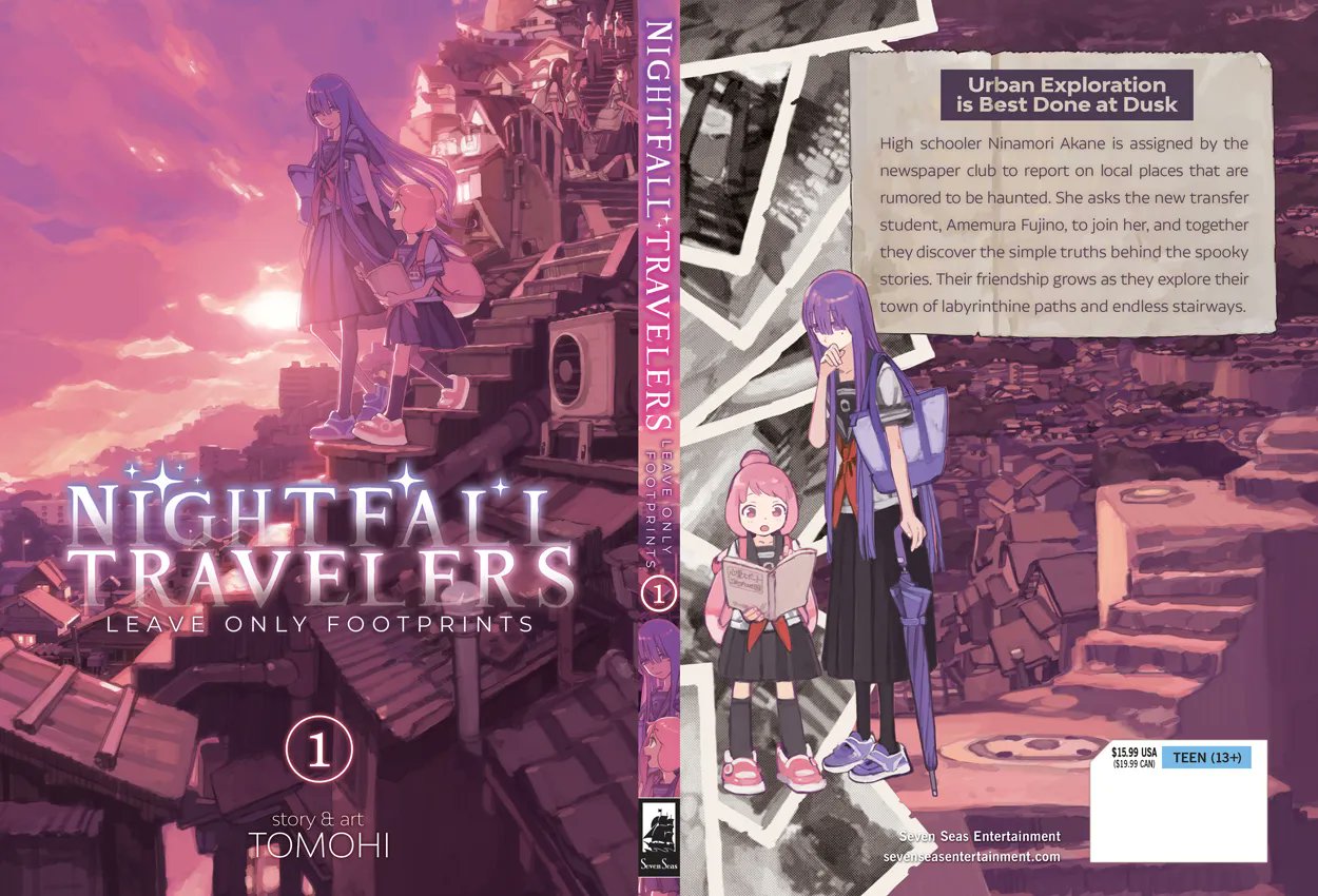 Seven Seas on Twitter: "NIGHTFALL TRAVELERS: LEAVE ONLY FOOTPRINTS Vol. 1 A beautifully ...