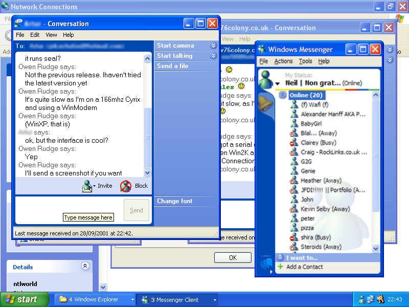 Windows On Windows on Twitter: "Windows Messenger was an integrated version of Microsoft’s MSN ...