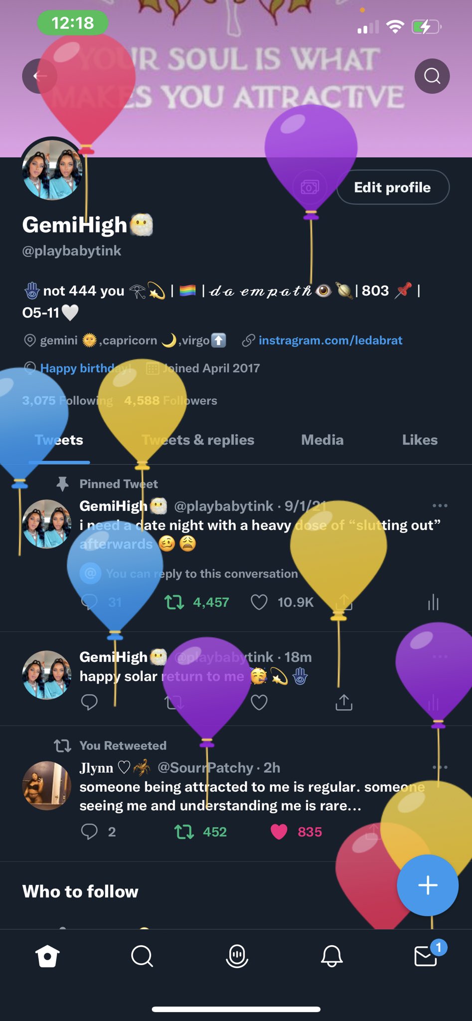 tink 💎🔮 on Twitter: "finally 21🥳♊️ https://t.co/KE4pGGoRex" / Twitter