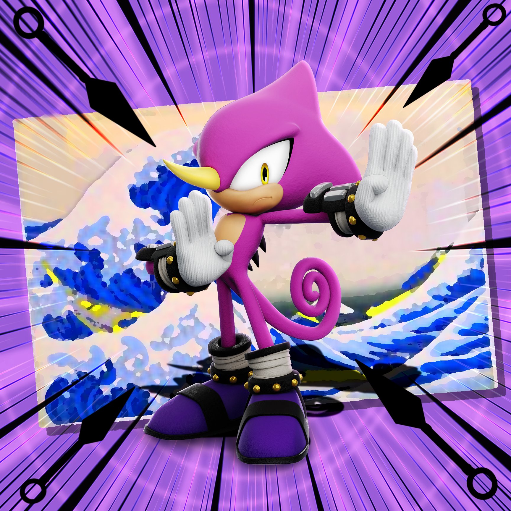 Espio The Chameleon Sonic X