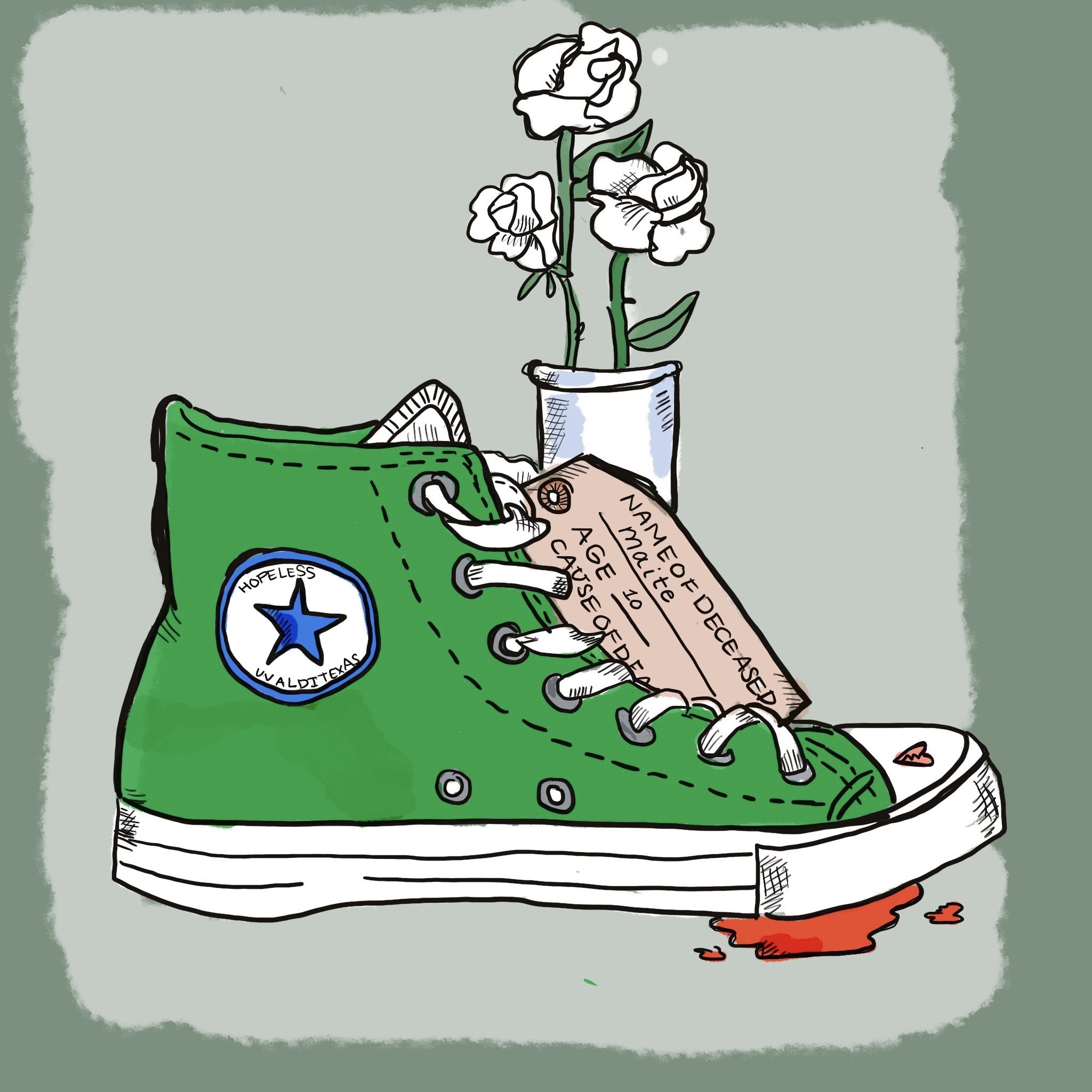 How To Draw Converse Shoes From The Front