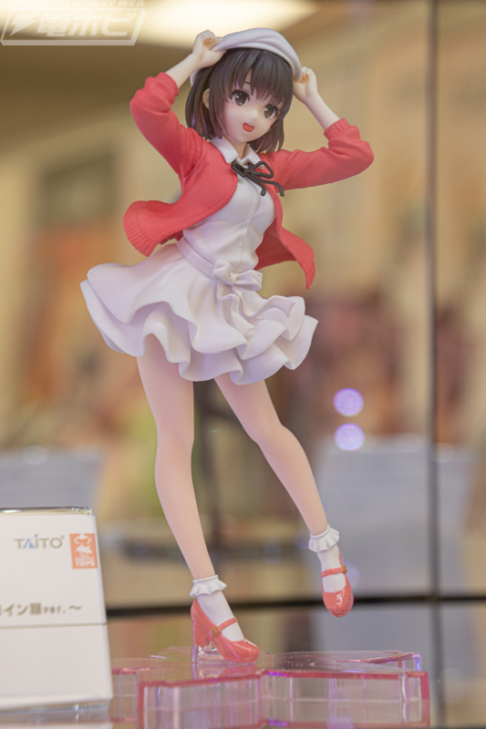 電撃ホビーウェブ on Twitter: "『冴えない彼女の育てかた Fine』のプライズ「Coreful（コアフル） フィギュア 加藤恵～ヒロイン服ver.～」が展示！ https ...