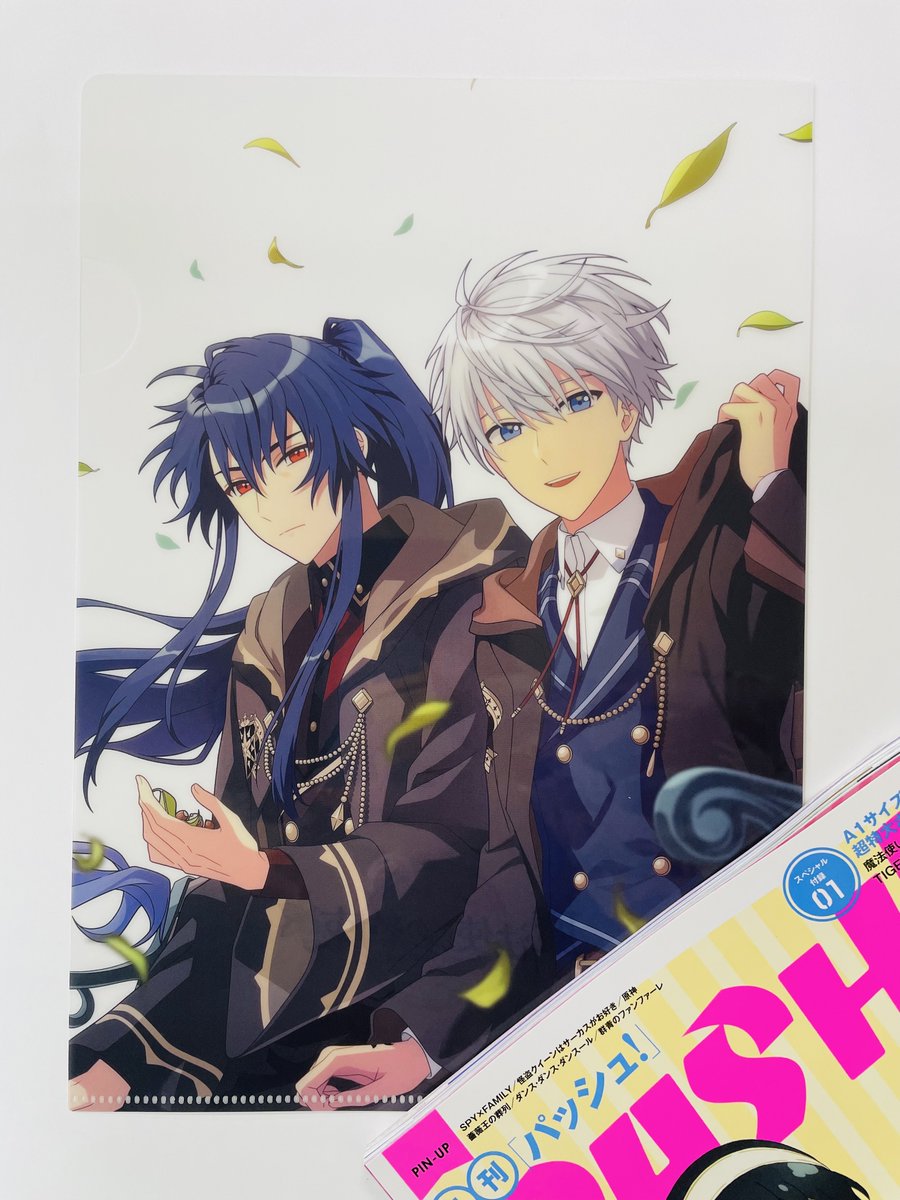 PASH!編集部 on Twitter: "PASH!です。明日6月10日発売7月号付録B5クリアファイル『魔法使いの約束』！昨年のPASH!6月号で表紙を飾ったオズ＆アーサーがクリアファイル ...