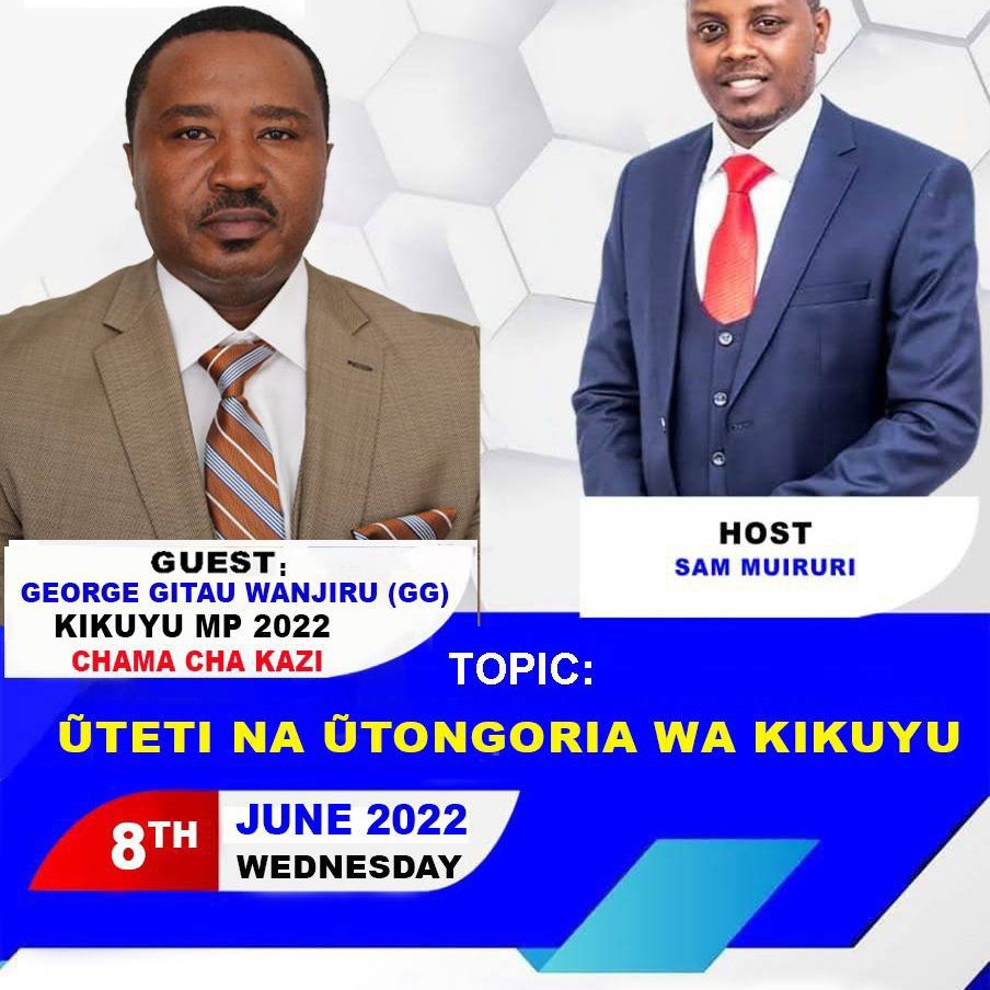 George Gitau on Twitter: "Tonight I articulate my vision for Kikuyu Constituency. informed by a ...
