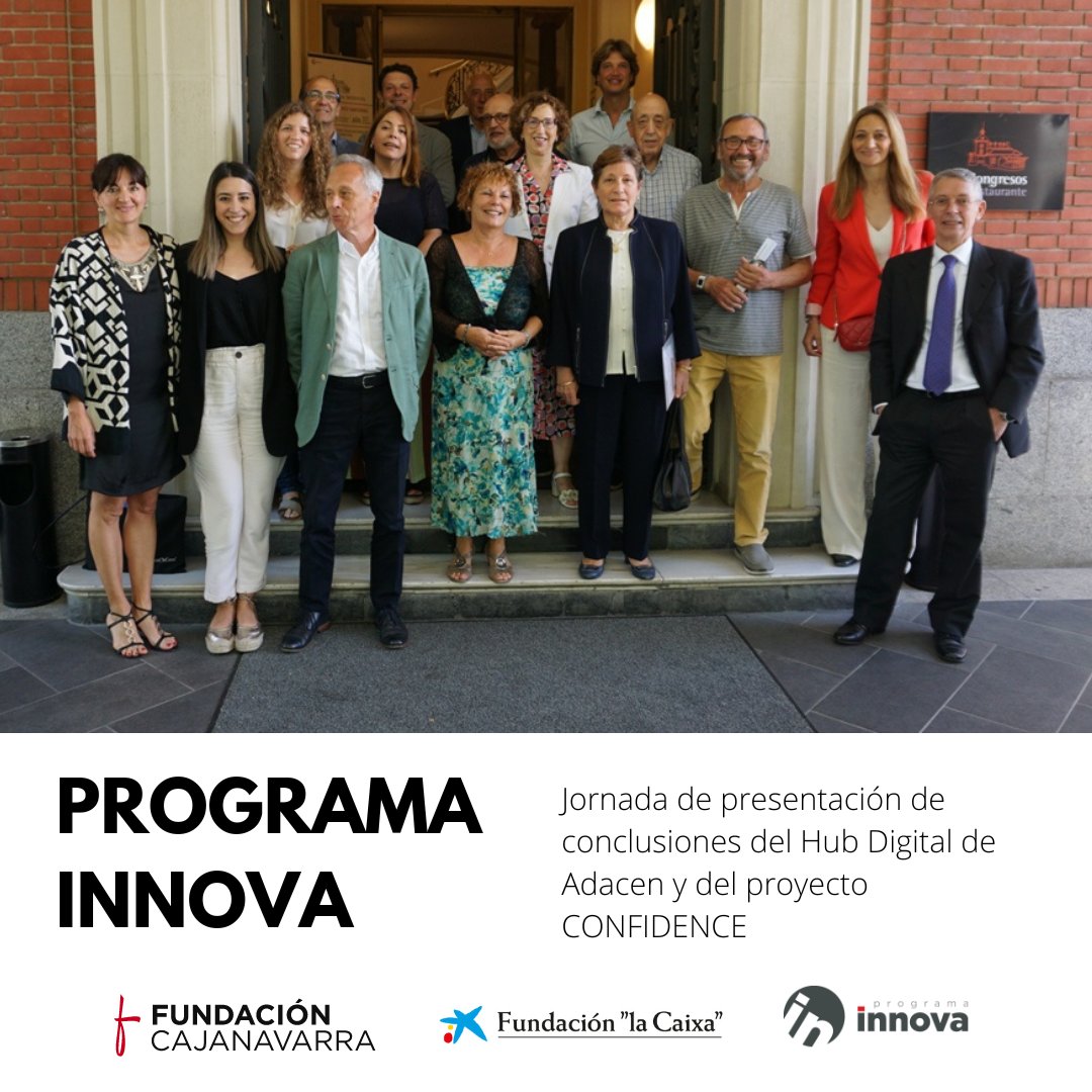 FundaciónCajaNavarra on Twitter: "#ProgramaInnova Jornada de cierre de proyectos del Hub Digital ...