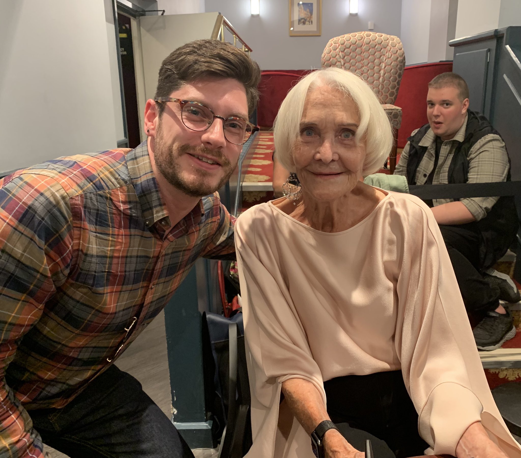 Sheila Hancock News on Twitter: "Look who popped into see Sheila in Richmond last night ! Nick ...