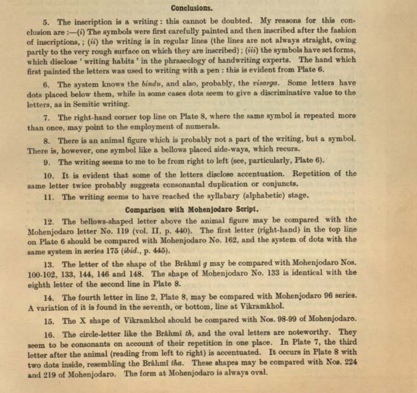 Vikramkhol Inscription : The earliest Brahmi & Indus Script found in ...