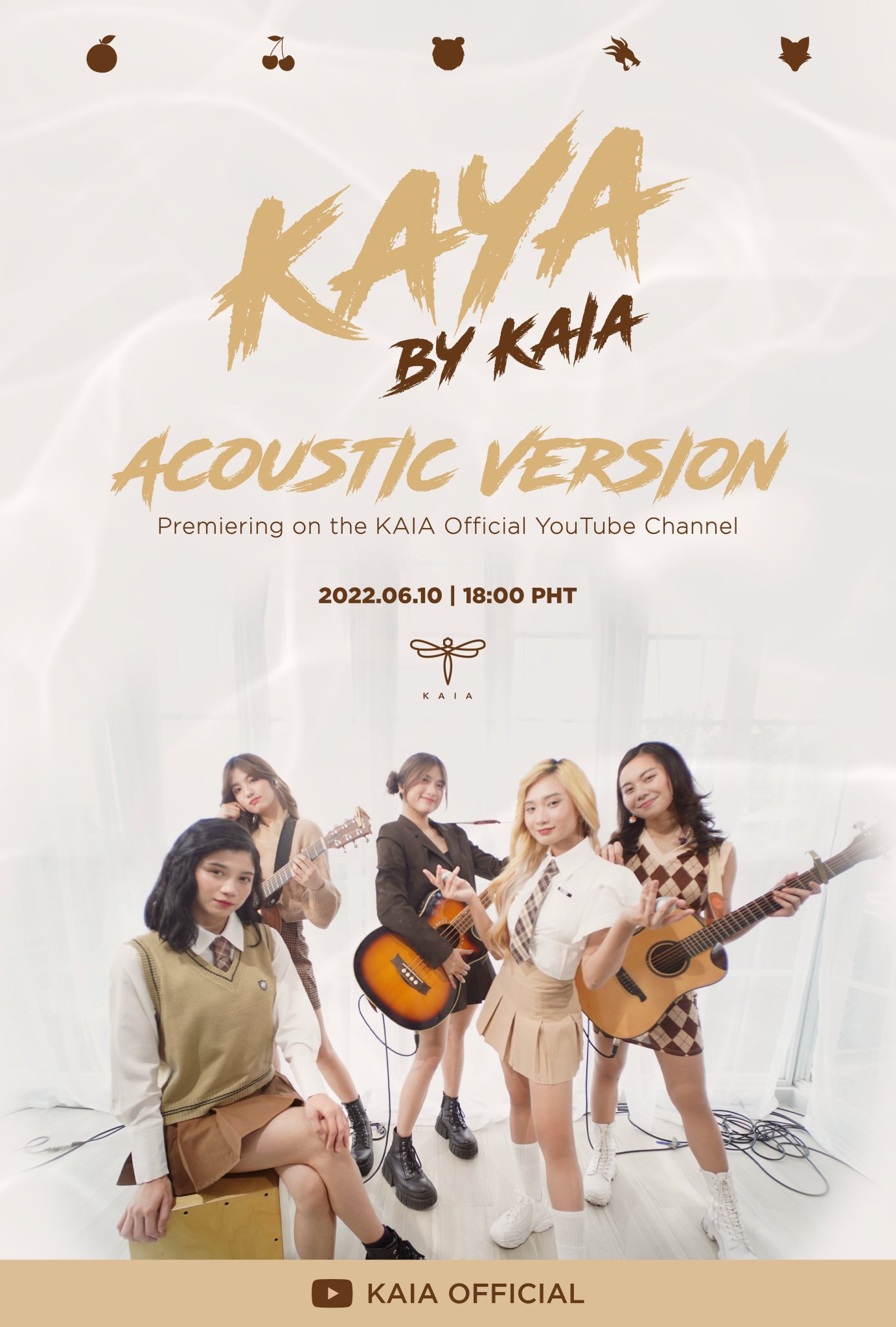 KAIA Official on Twitter: "[KAIA Performance] KAIA 'KAYA' Performance (Acoustic Version) Poster ...