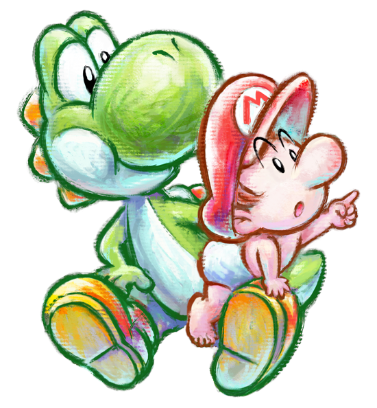 Yoshi Drawing JAPAN Super Mario Kun Gekijyou "Yoshi's New Island"