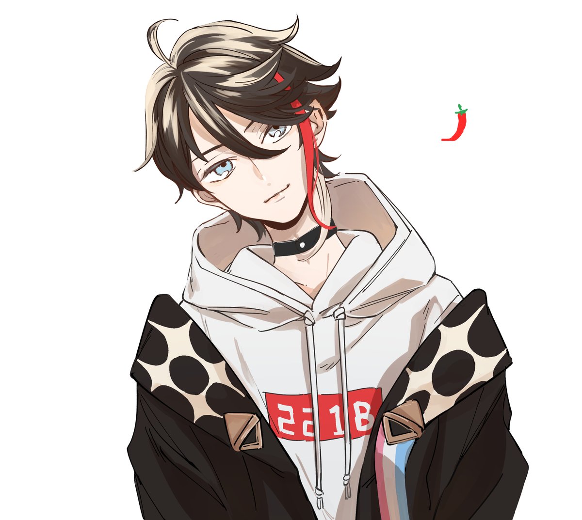 「🌶️🌶️🍚🍚 」|imokoのイラスト