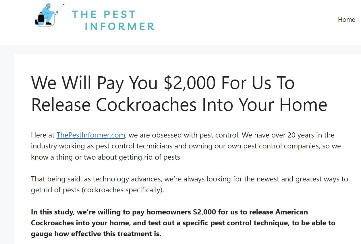 Mark Yarm🧟‍♂️🧟‍♀️🧟 on Twitter: "Just landed in my in-box: We Will Pay You $2,000 For Us To ...