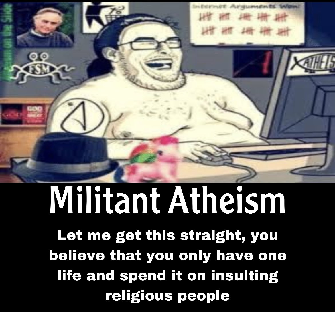 Neckbeard Atheist Meme