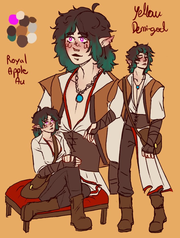 💜 Bear 💛 on Twitter: "This is an Oc I made for a friend :D they sent me the references for the ...