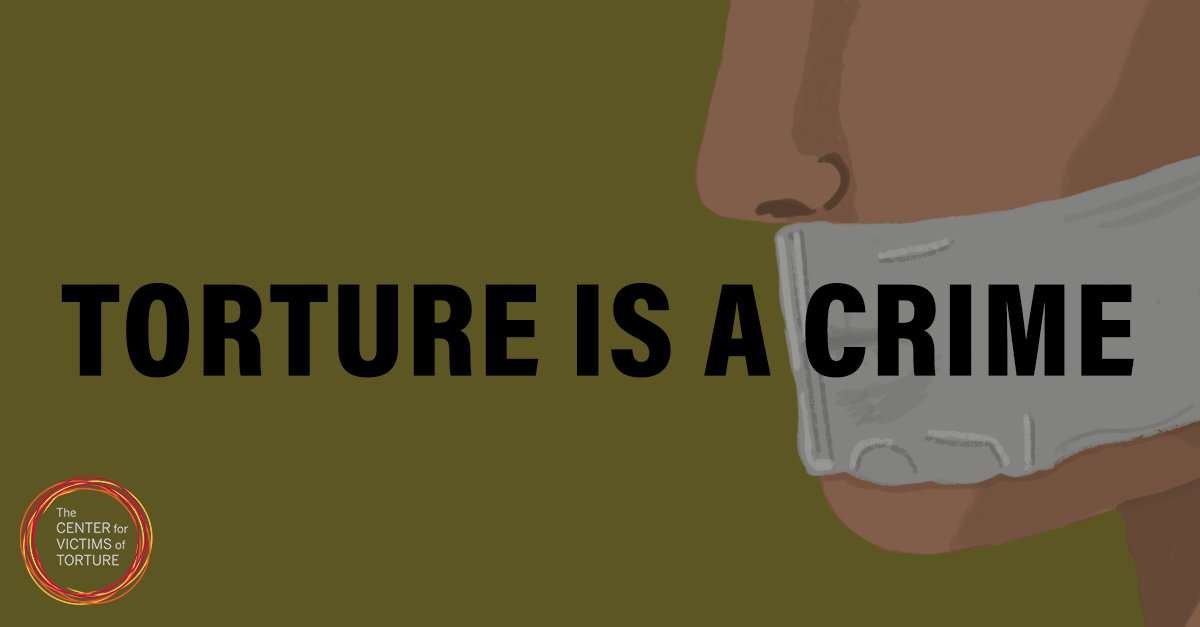 Center for Victims of Torture on Twitter: "June is Torture Awareness Month - a reminder that ...