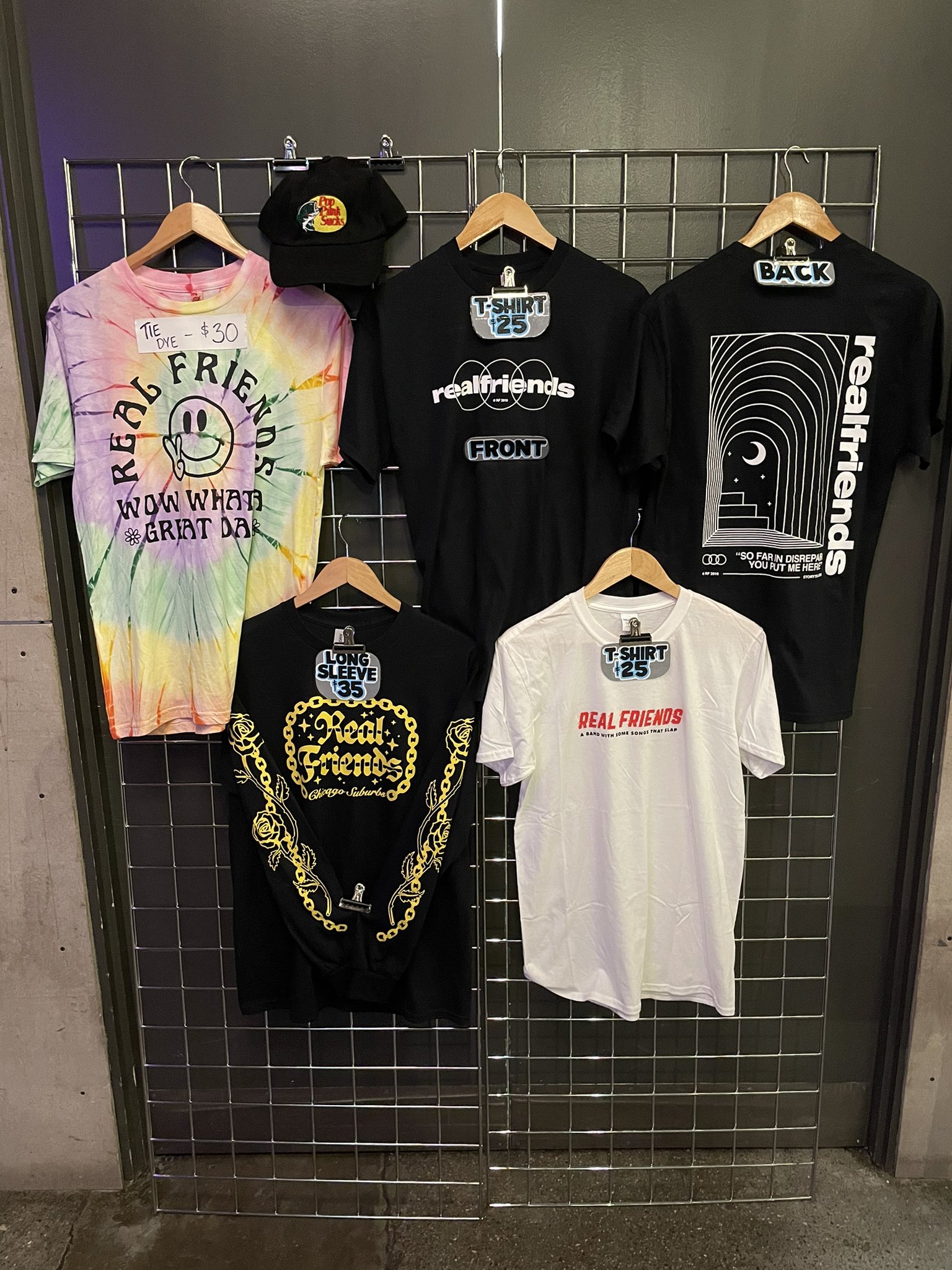 Real Friends Band Merch