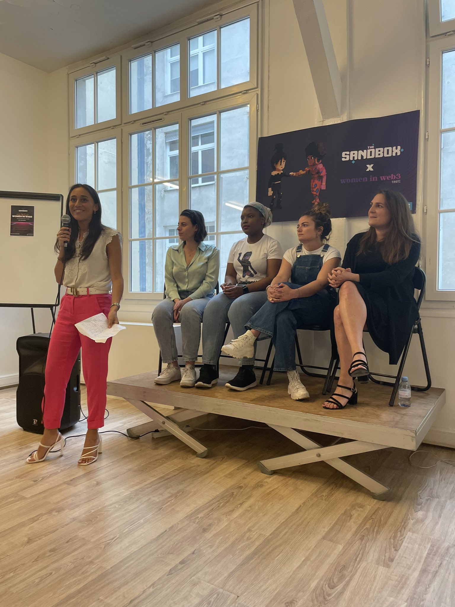 Caroline ⚡ on Twitter: "Women in Web3 x @TheSandboxGame first meetup in Paris! Thank you Ladies ...