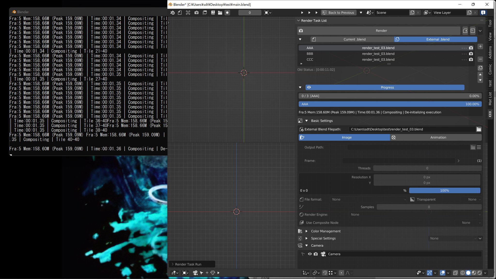 忘却野 on Twitter: "ようやくまともにレンダリングできるように改善できた。 ついでに、レンダリング後にリストアイテムに所要時間を保存するようにした。 Render Task ...