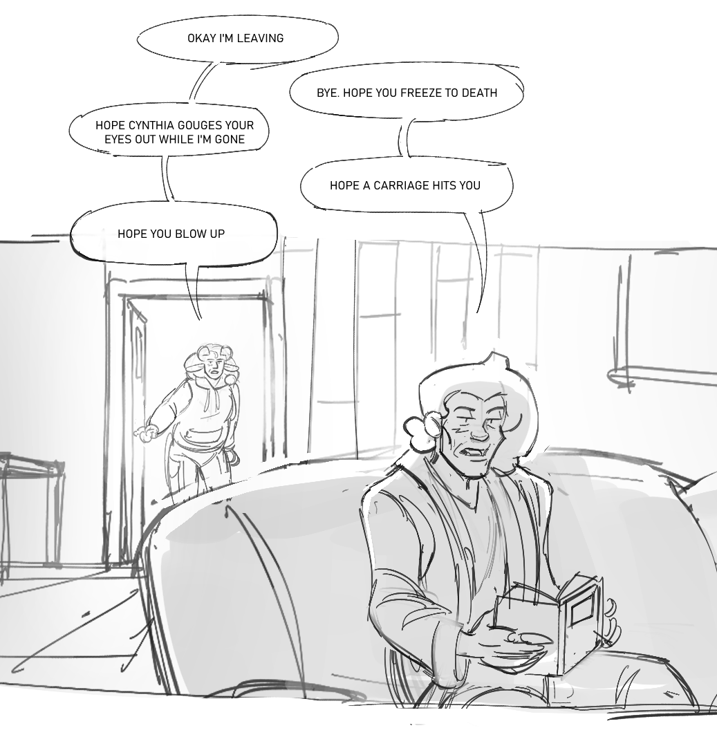 「Hunter designs for a potential animatic 」 Cameron Collar の漫画