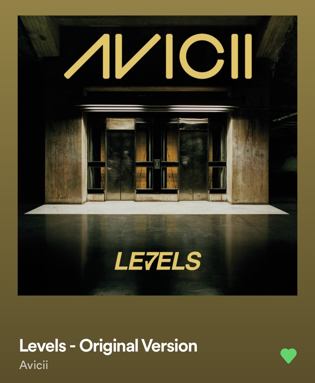 Avicii Levels Album Cover