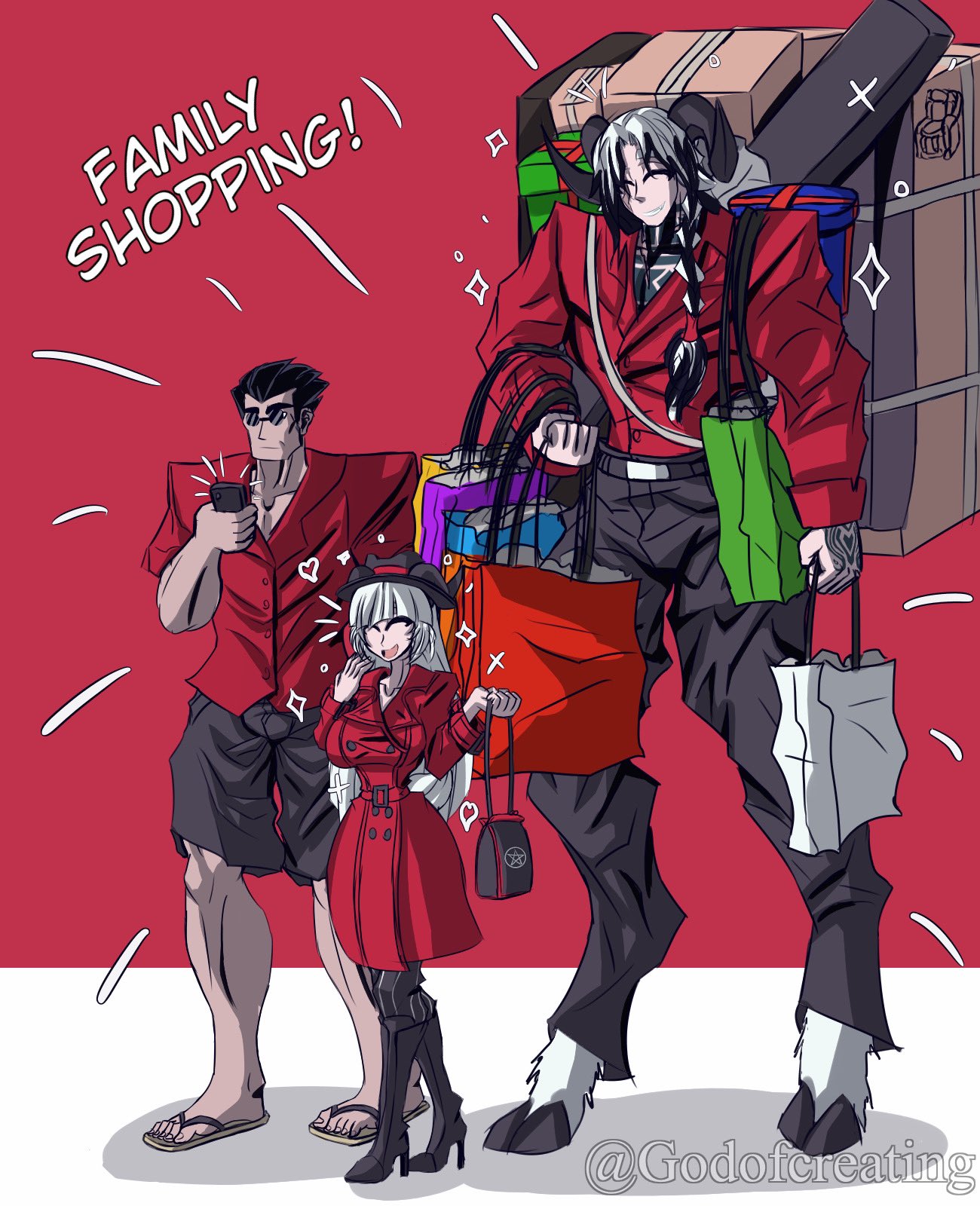 DeA10WarthogBoi on Twitter: "@Grizz46528570 ‘sBaphomet shopping with taker and their son Balam ...