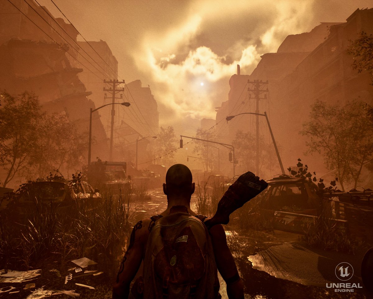 My Apocalypse scene and my new character created with cc4 Unreal Engine ...