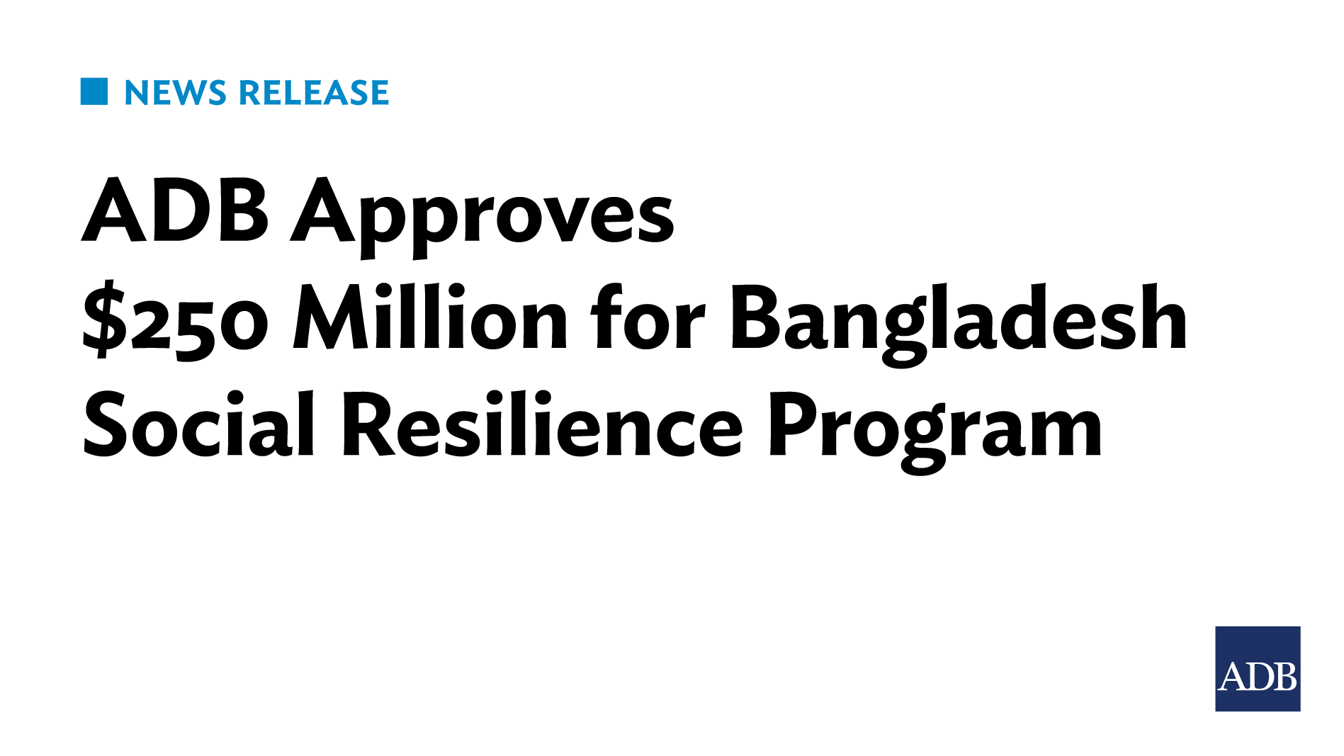 Asian Development Bank On Twitter Adbnews Adb Has Approved A New