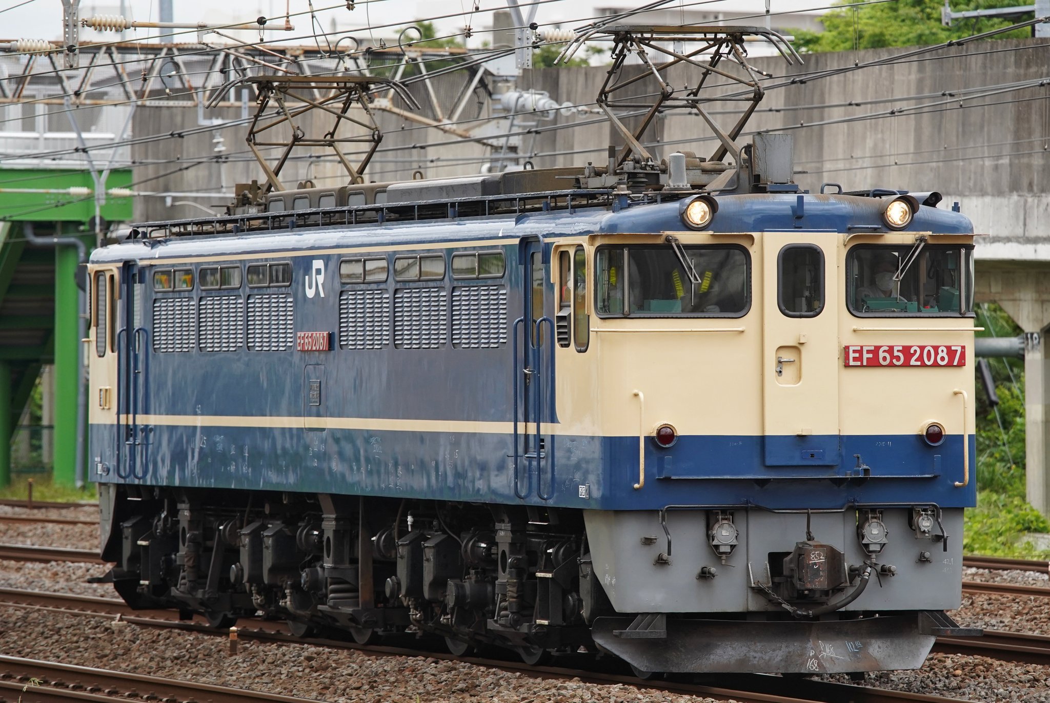 みたらし団子 on Twitter: "2022/6/9 試単6991、試単6992 EF65 2087 本日の西湘試単 https://t.co/l0N0NO3MCi" / Twitter