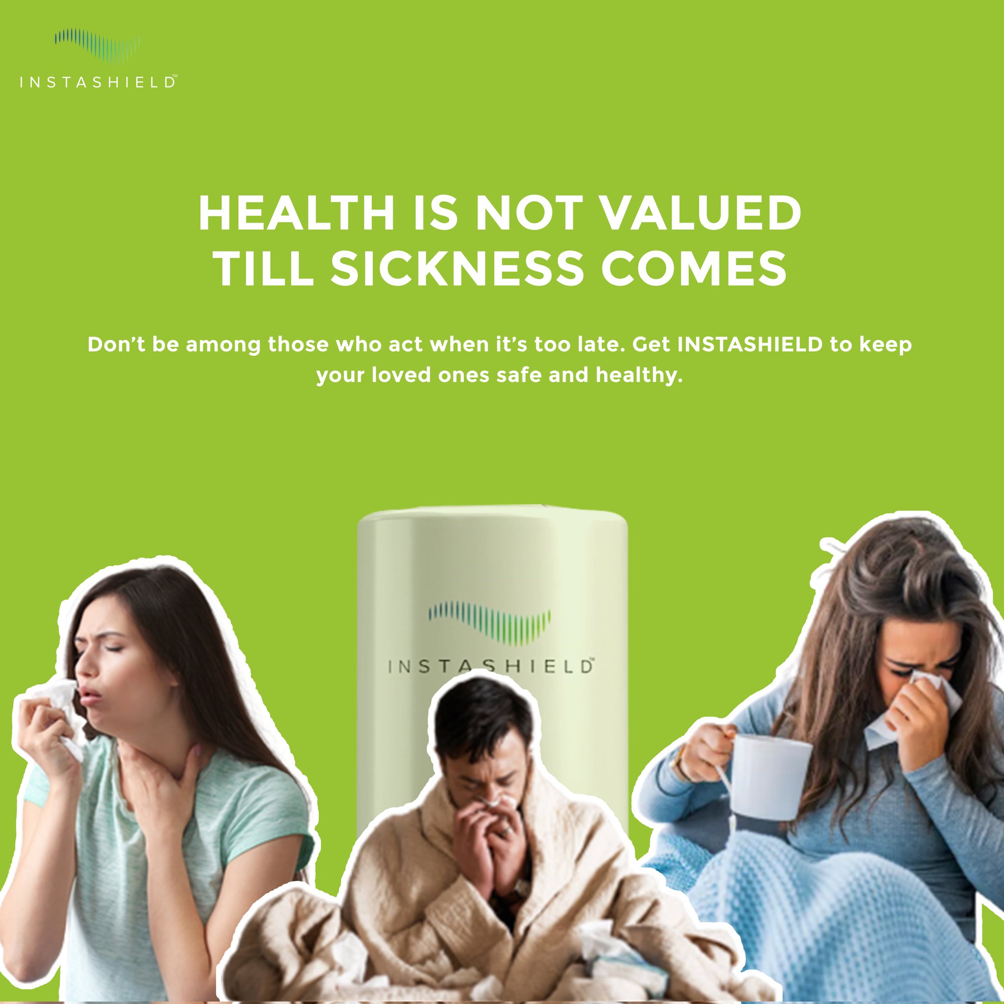 Instashield on Twitter: "Precaution is better than cure. Bring Instashield to keep your loved ...