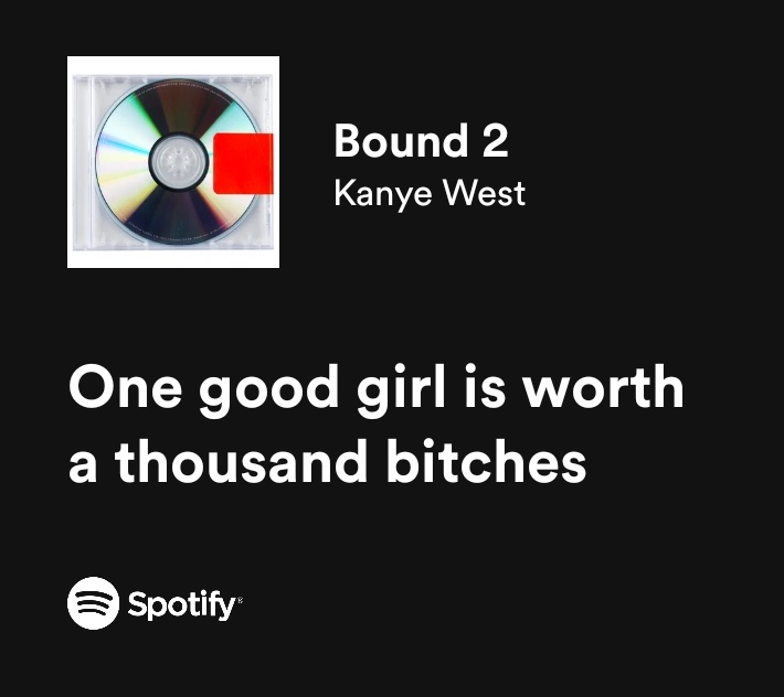 Kanye West Lyrics Bound 2