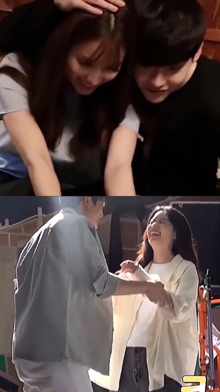 K-Drama Menfess on Twitter: "Han Hyojoo kayanya spesialis lebih uwu di behind daripada di drama ...