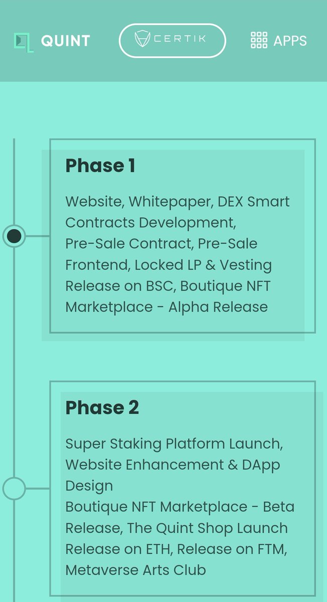 If you haven't researched or know about $QUINT, you should now !! Read ...