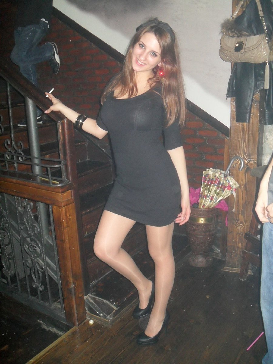 Amateur Pantyhose On Twitter Black Minidress And Pantyhose T