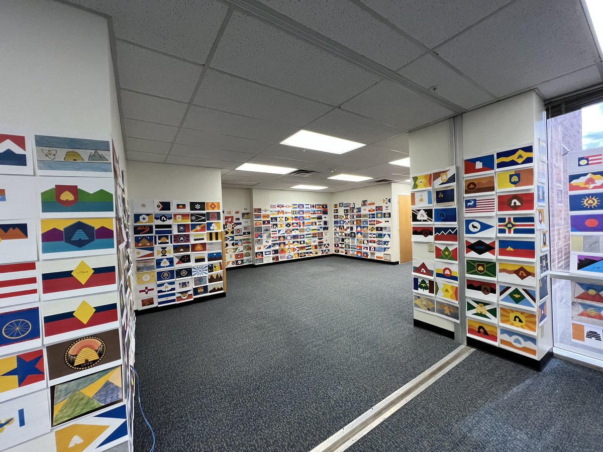 Utah prints out 5,000+ submitted flag designs to choose a new state ...