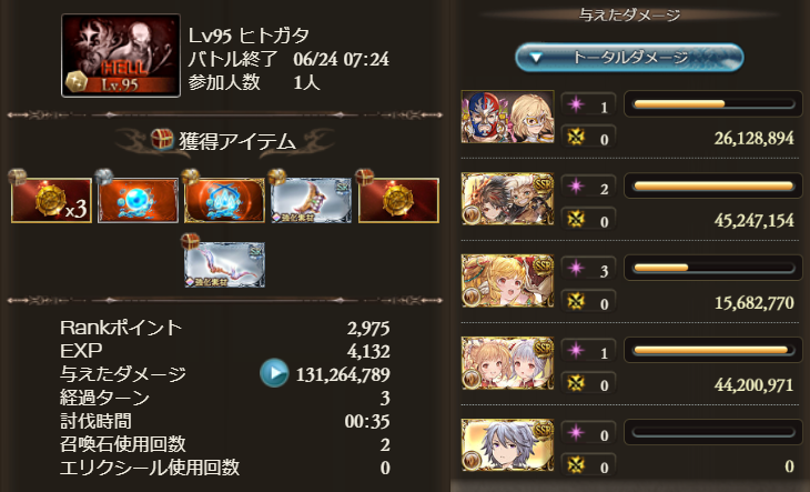 グラブル攻略＠GameWith on Twitter: "【95HELL手動向け②】 ※団バフ有 編成 (マグナ×ゴリラ) レスラー/スカバルorナルメア/マキラ/シンダラ ※終末誘惑、ナル ...