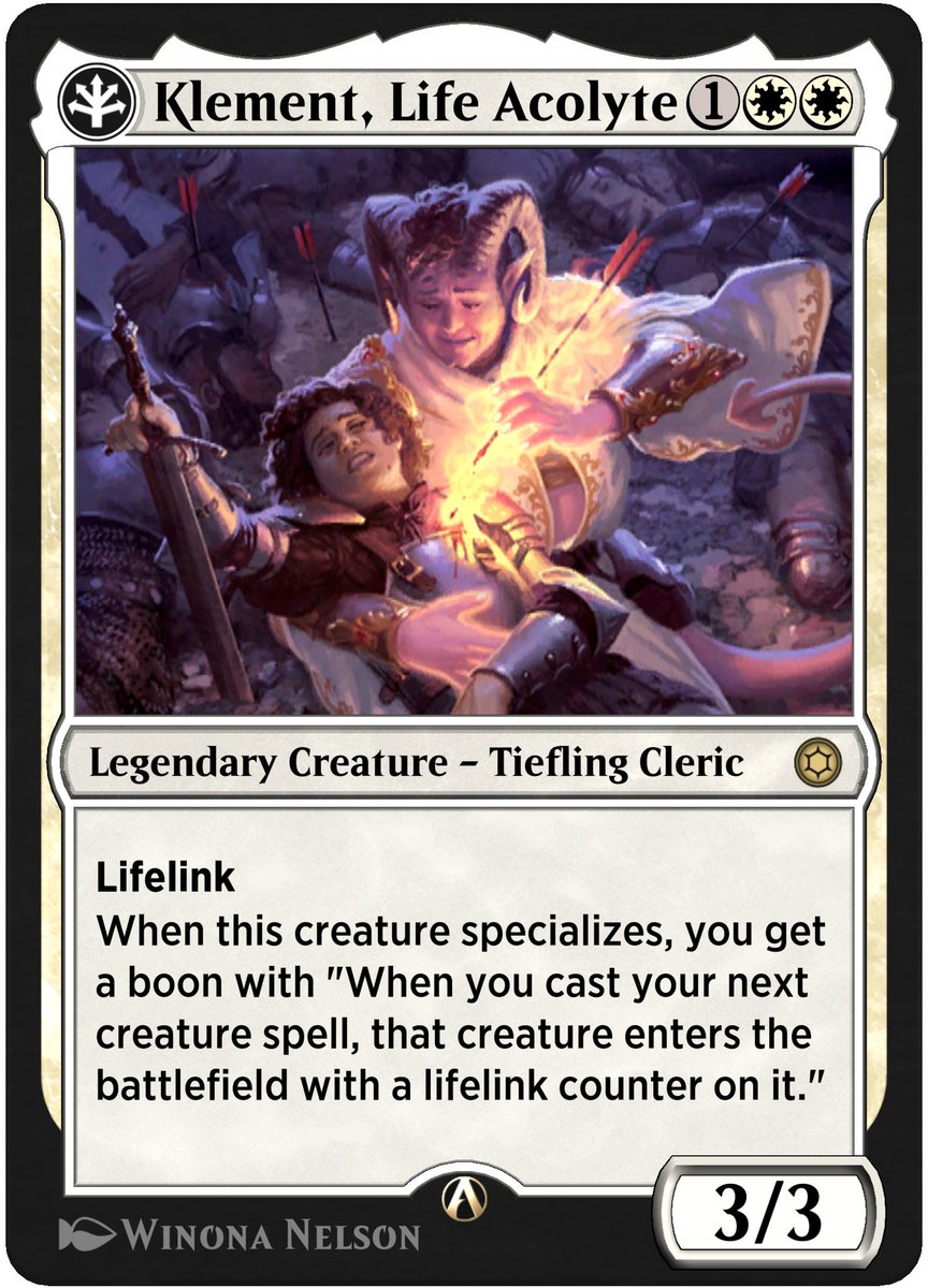 [YCLB] Klement, Novice Acolyte : r/MagicArena