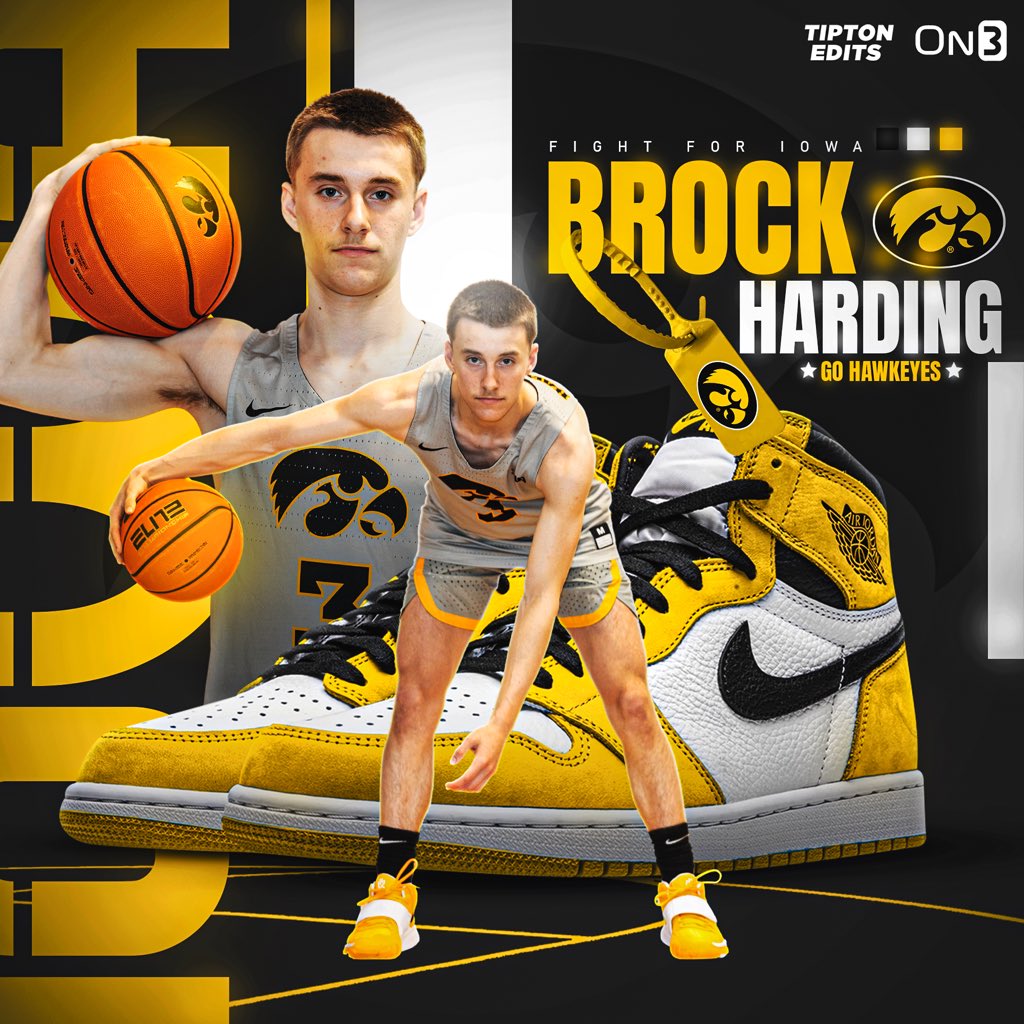 Joe Tipton on Twitter: "2023 three-star PG Brock Harding has committed to Iowa, he tells ...